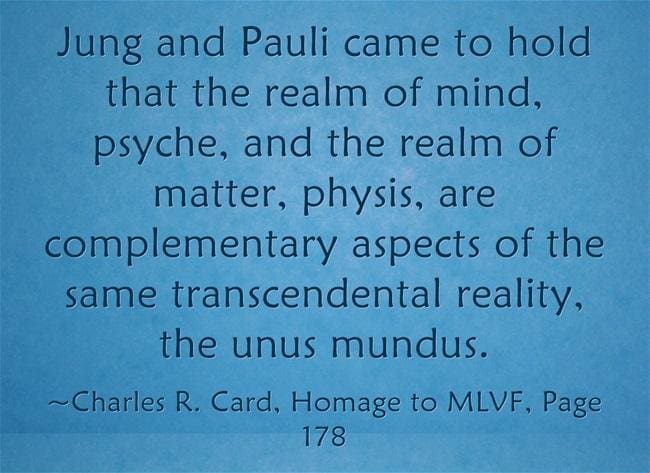 Coniunctio | 1. Coniunctio Unus Mundus Lexicon