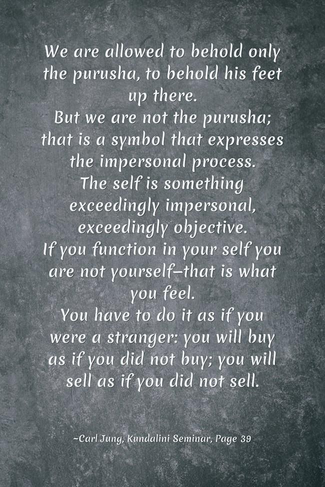 Purusha | Carl Jung on Purusha and Christ