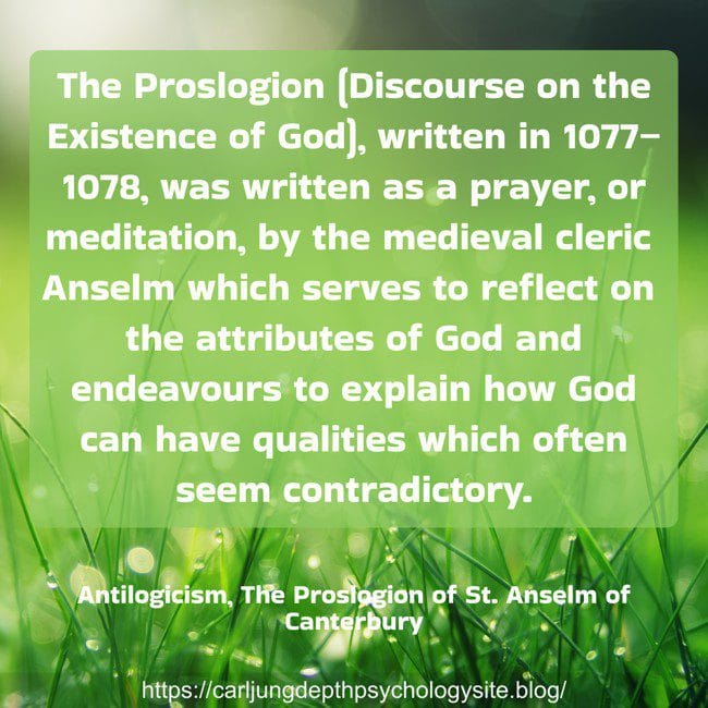 saint | The Proslogion of Saint Anselm of Canterbury