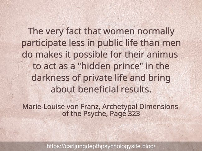 The Animus Corresponds To The Paternal Logos Just As The Anima ...