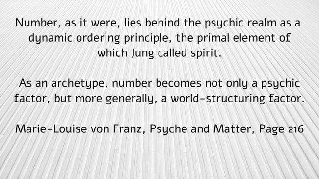 As An Archetype, Number Becomes Not Only A Psychic Factor, But More ...