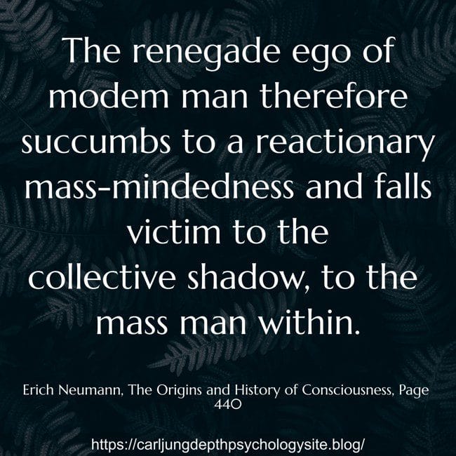 Man Therefore Succumbs To A Reactionary Mass-mindedness And Falls ...
